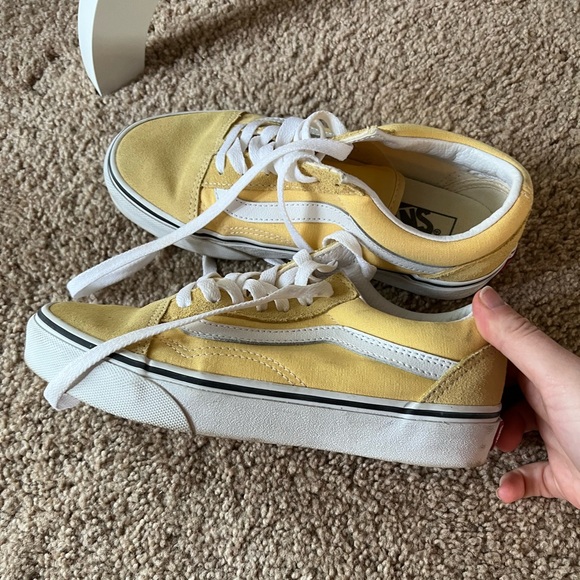 Vans | Shoes | Yellow Vans Old Skool | Poshmark